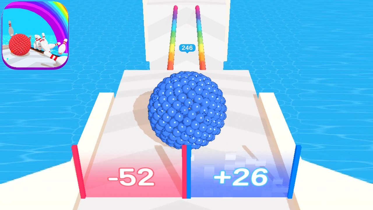 BowlingGo game MAX SCORE 💕🌈👩🏻‍🦰 Gameplay All Levels Walkthrough iOS ...