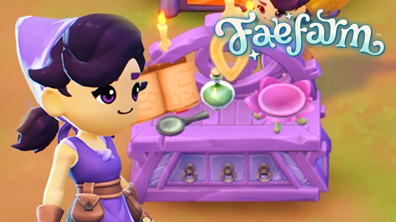 Potion Making and Fae Critters!! - Fae Farm - Part 14 - YouTube