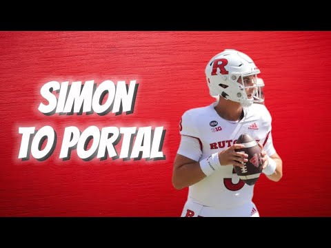 Rutgers QB Evan Simon to enter the transfer portal - YouTube