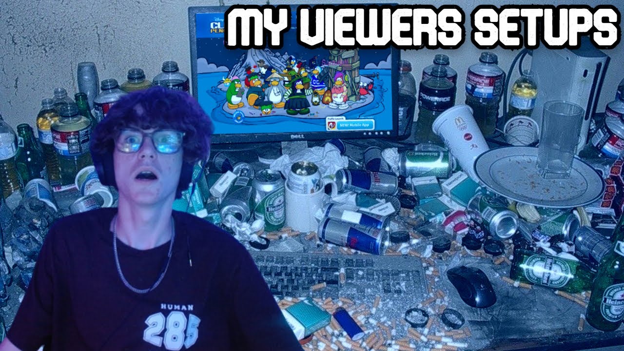 Rating My Viewer's WILD Setups... - YouTube