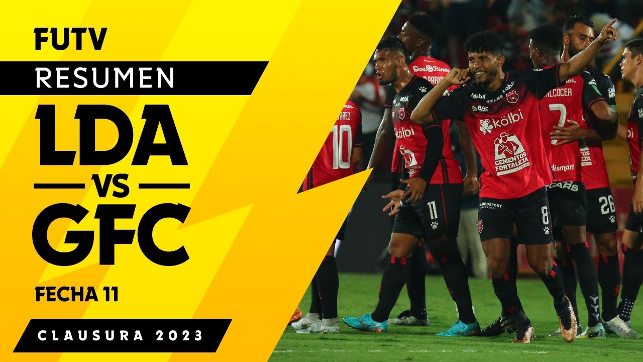 Resumen del juego LDA (4) vs GFC (0) / Clausura 2023 / Jornada 11 - YouTube