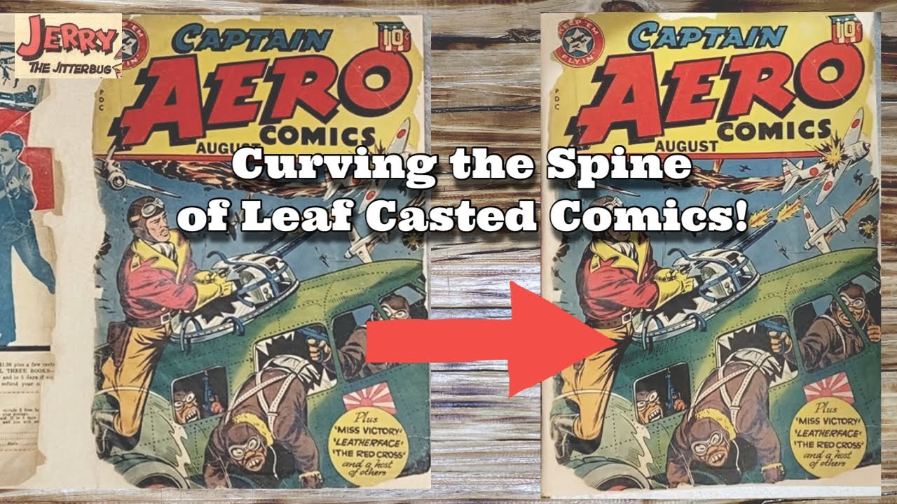 Curving the Spine and Pressing Golden Age Comic Covers! We Are Almost ...