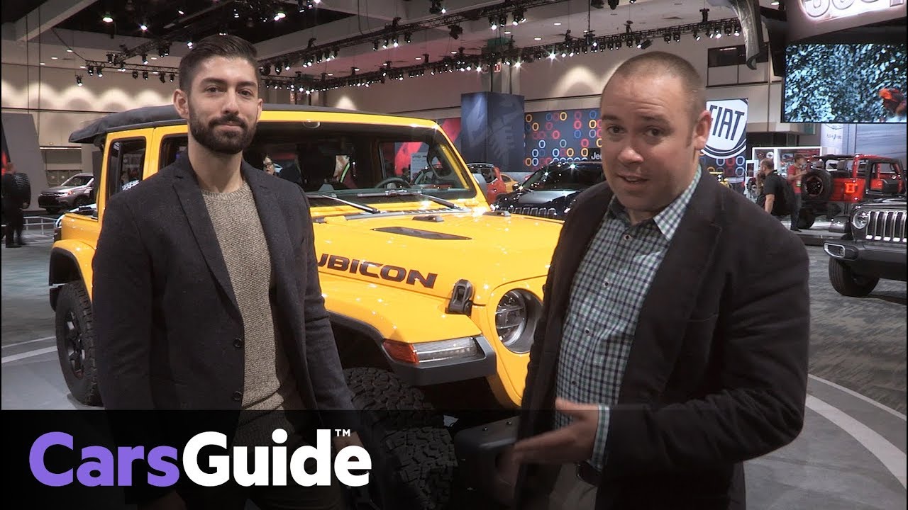 Jeep Wrangler 2018: Walkaround with Senior Designer Steve Goodrich ...