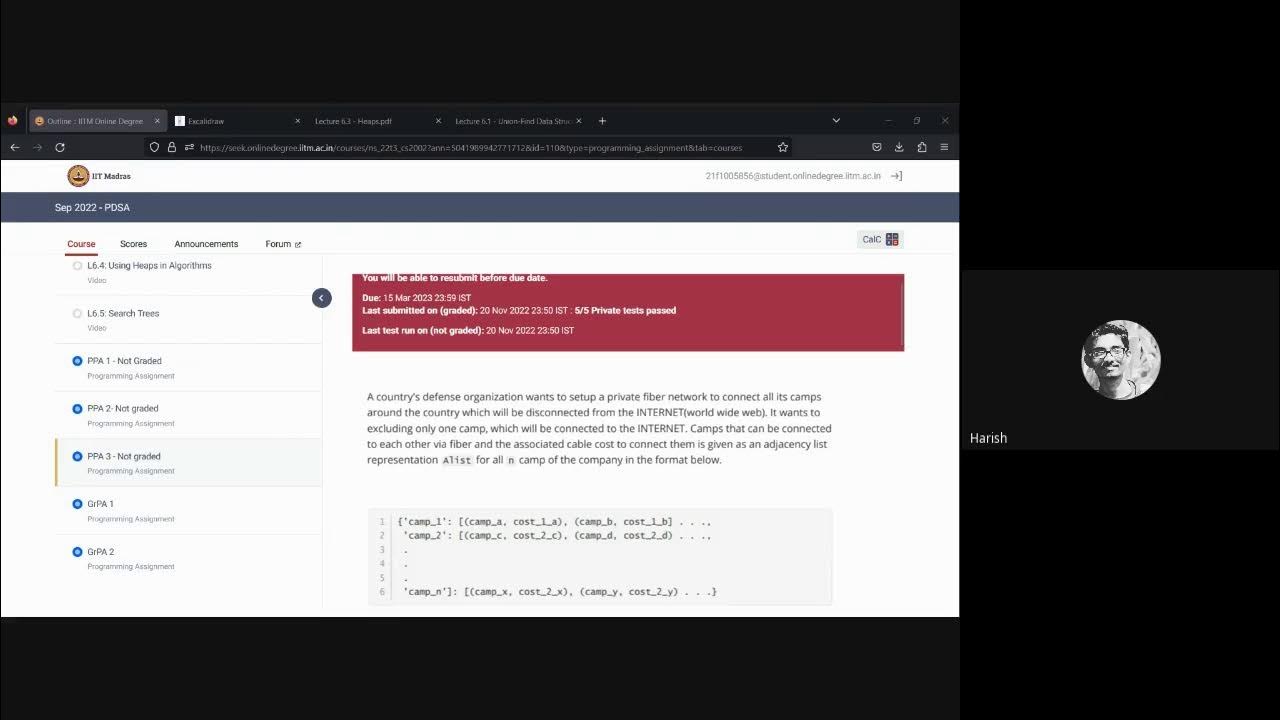 PDSA_Week 6 Practice Programming Discussion - YouTube