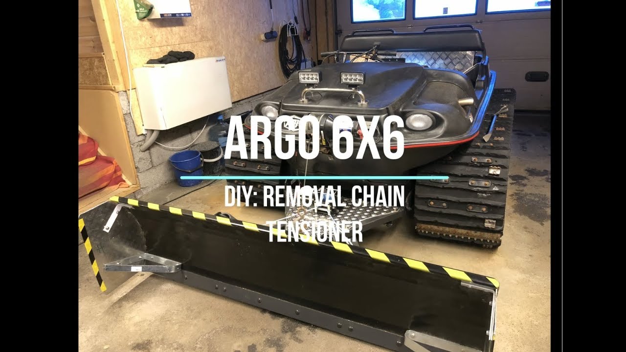 Argo chain tensioner removal - YouTube