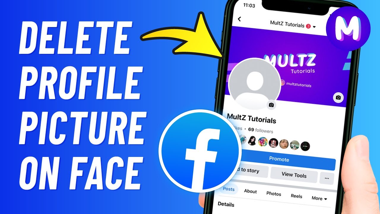 How to DELETE PROFILE PICTURE on Facebook iPhone (2024) - Updated - YouTube