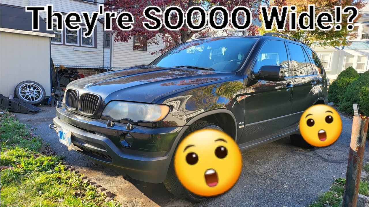 I put massive wheels on my BMW e53 x5 4.4i sport ! - YouTube