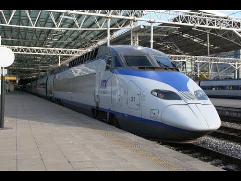 Timelapse KTX train from Incheon International Airport (ICN), South ...