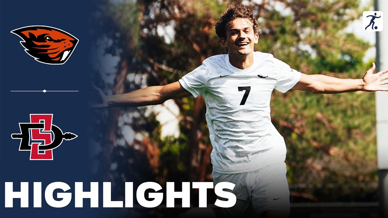Oregon State vs San Diego State | NCAA College Soccer | Highlights ...