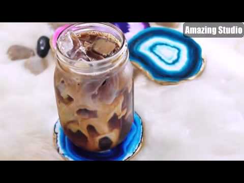 DIY Faux Agate Coasters  Final B