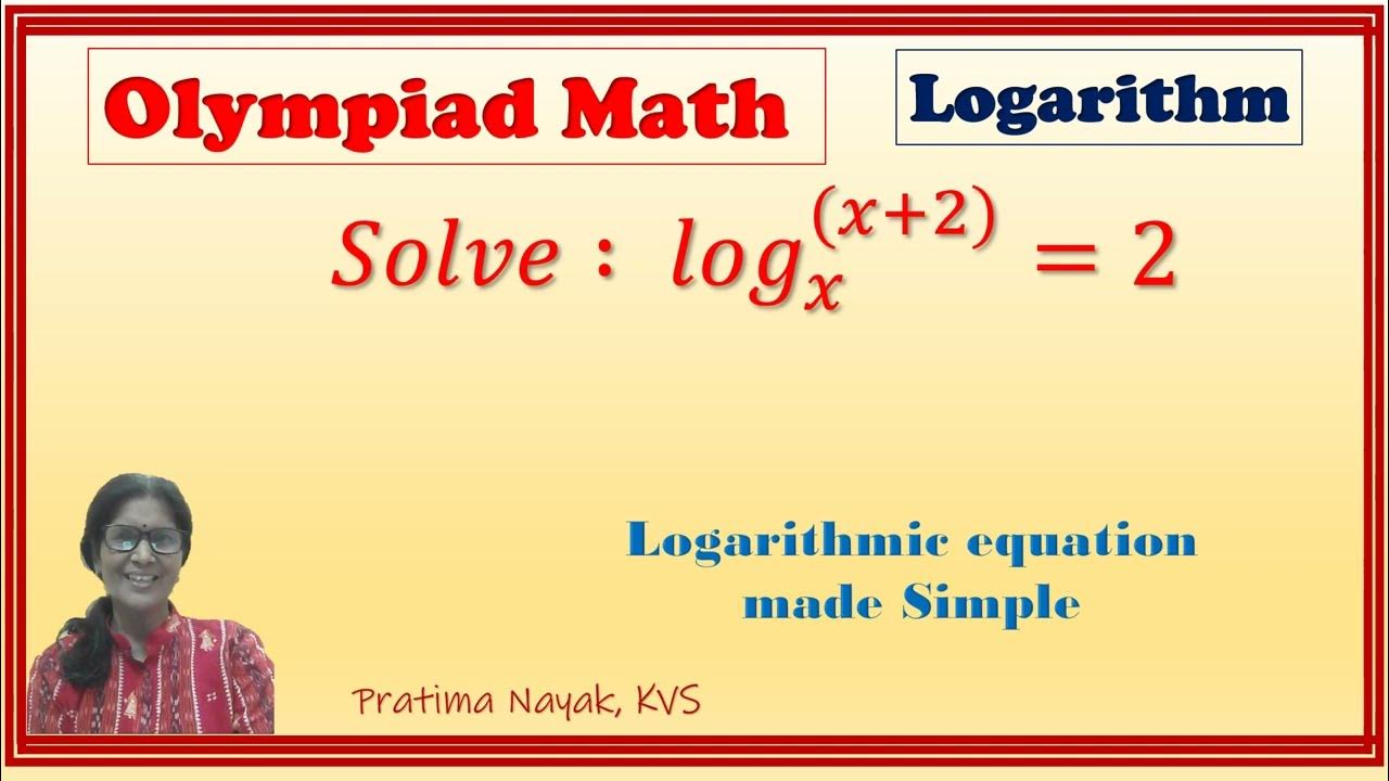 MATH OLYMPIAD | EXPONENTIAL EQUATION | HOW TO SOLVE MATH OLYMPIAD QUESTION USING LOGARITHM ...