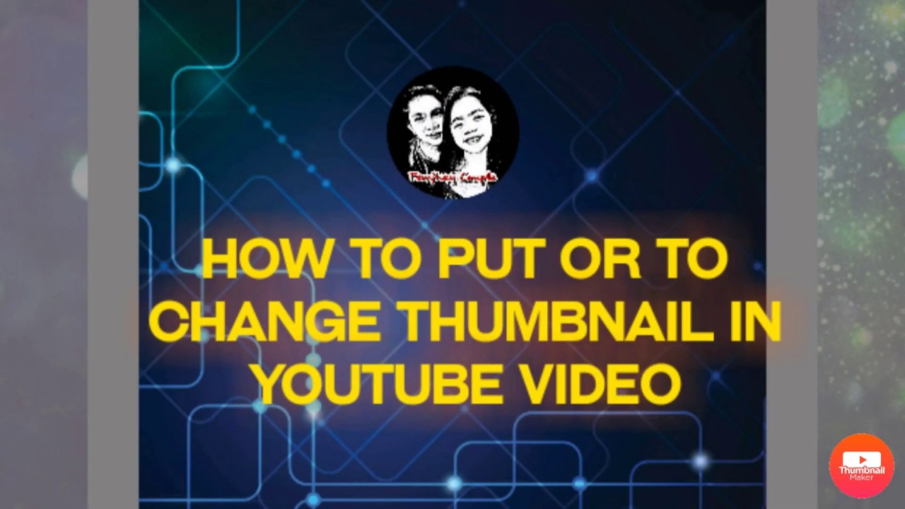 How to put or to change thumbnail on youtube Videos - tutorial easy and ...