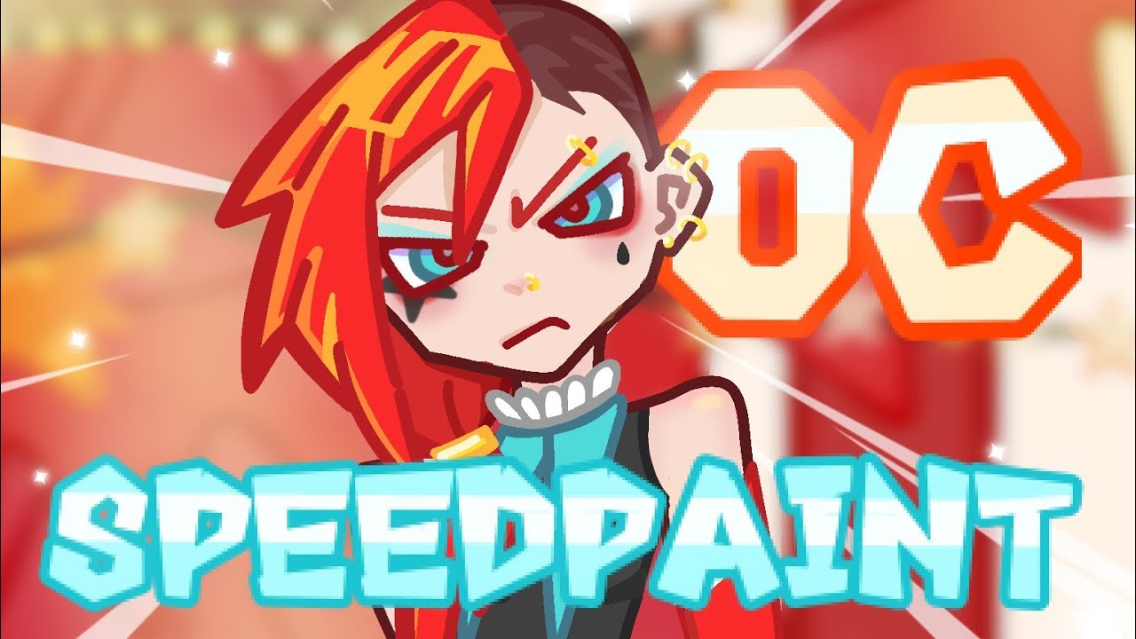 OC speedpaint ♣️♥️ / Спидпейнт персонажа ♠️♦️ - YouTube