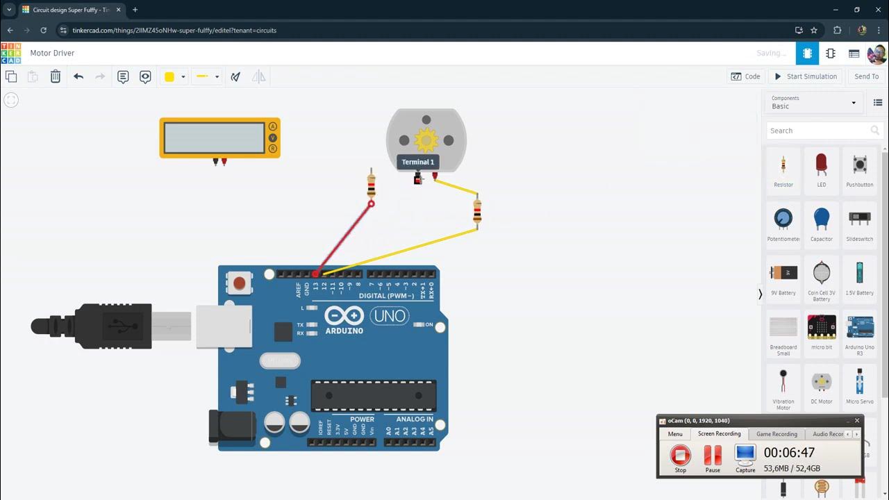 Control DC Motor Forward/Backward rotation (clockwise/counter clockwise) directly using Arduino ...