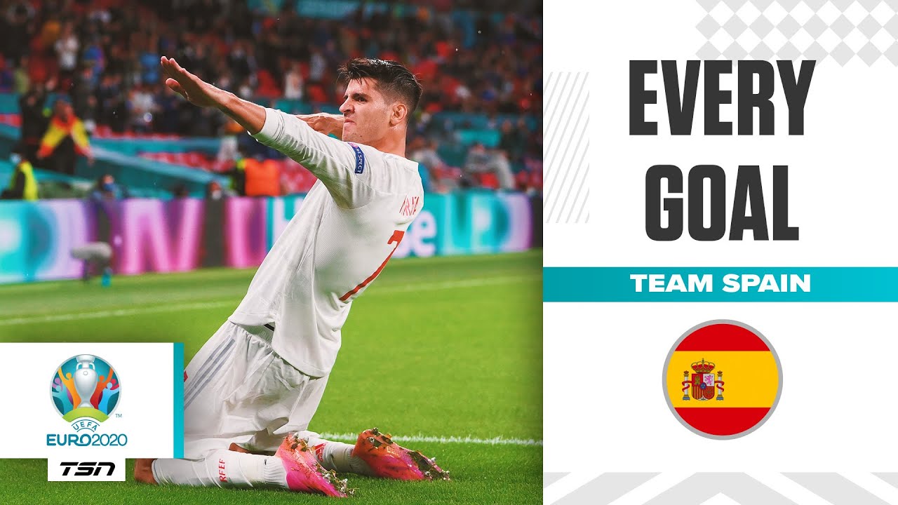 EVERY SPAIN GOAL FROM EURO 2020 - YouTube