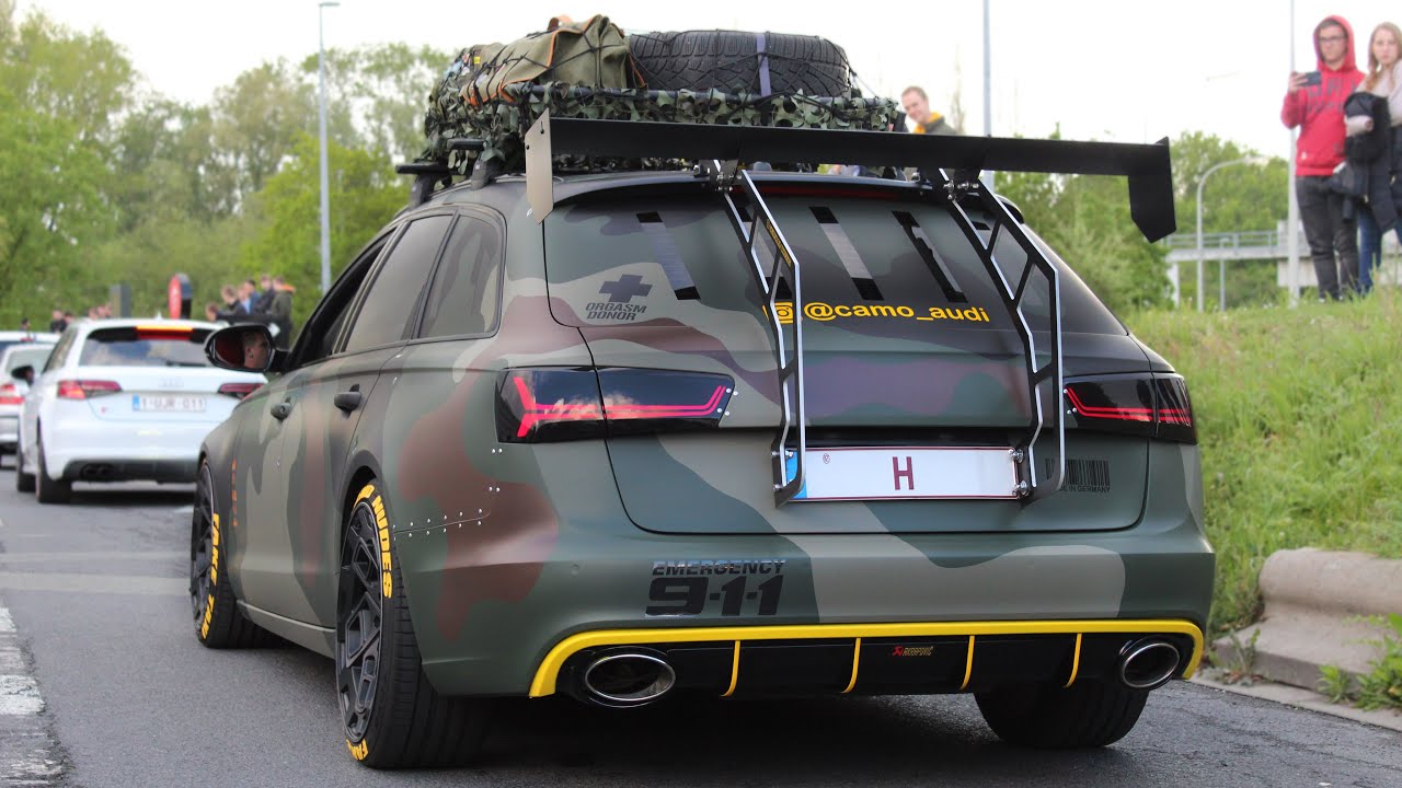 Modified Touring/Estate Compilation | Burnouts, Accelerations, Flames ...