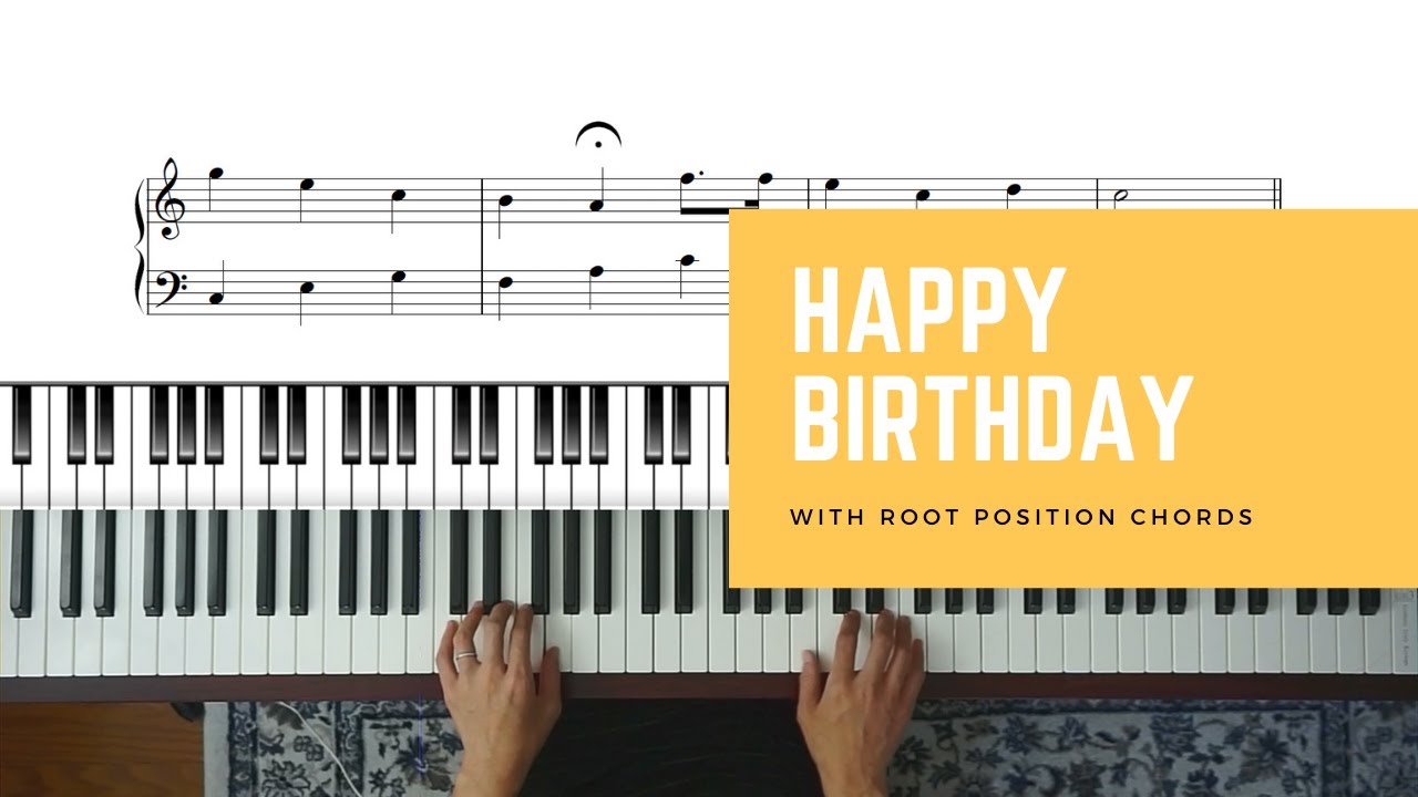 BEGINNER PIANO LESSON #9: HAPPY BIRTHDAY (IN 3 WAYS) - YouTube