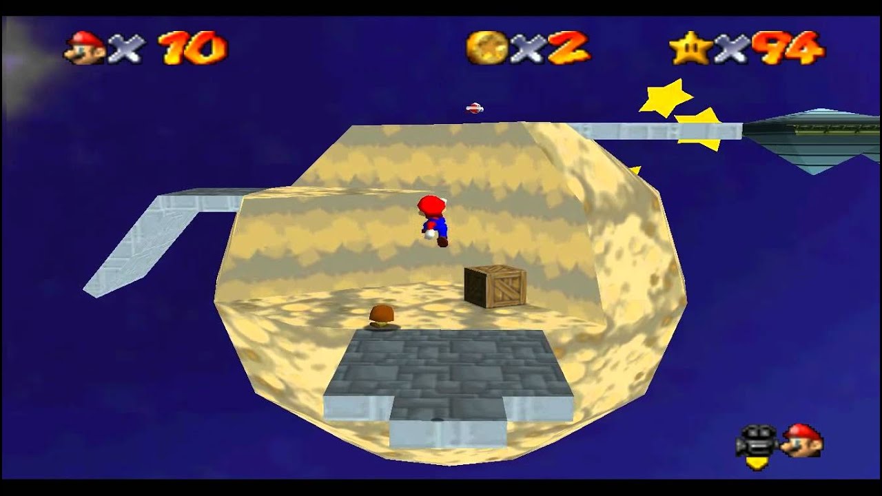 Super Mario 64 - Star Road - walkthrough Hidden Star 9 - YouTube