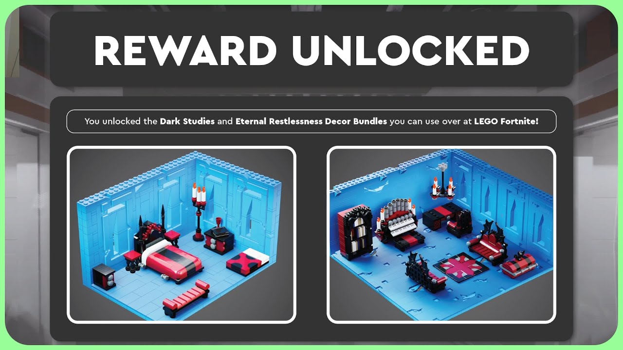 How To EASILY Earn These FREE LEGO Decor Bundles in Fortnite! - YouTube