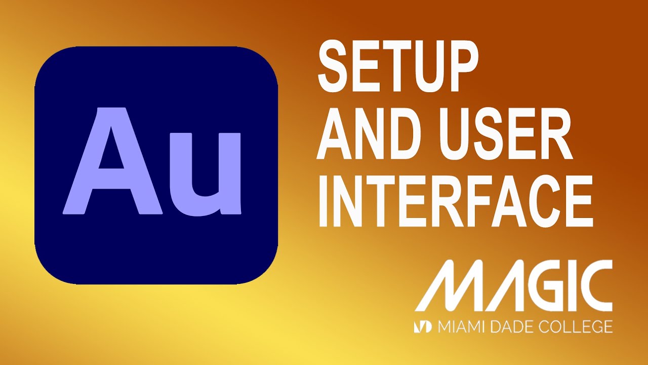 Setup and UI in Adobe Audition - YouTube
