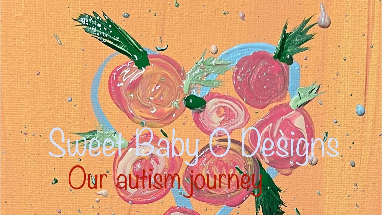 Painting together with my autistic son Owen to work on his fine motor ...