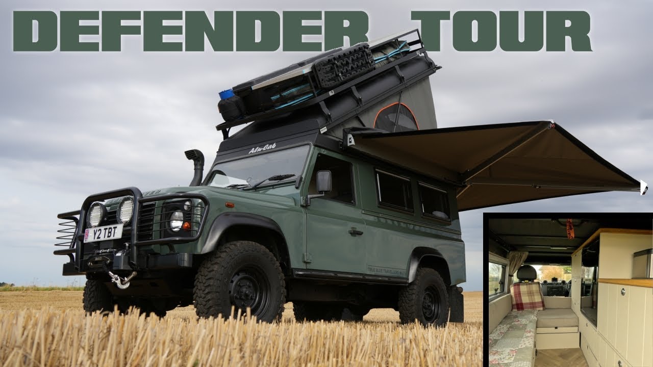 Ultimate DIY Land Rover Defender Overlander Room Tour - YouTube