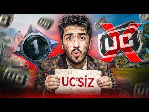 SIFIRDAN UC'SİZ PUBG MOBİLE'A BAŞLADIM #1 (VS ATIP UC KAZANDIM!)
