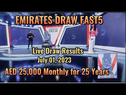 EMIRATES DRAW FAST5 Live Draw Results | July 01, 2023 - YouTube