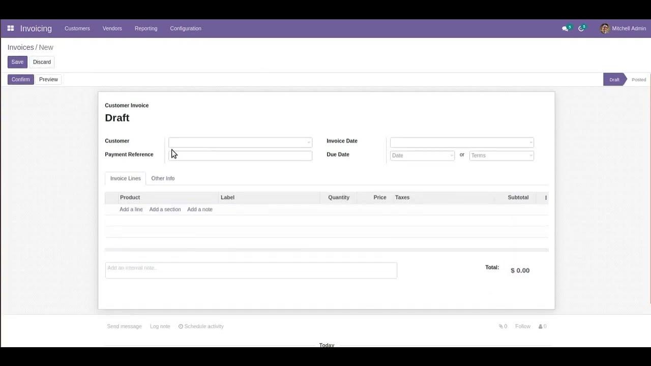 Odoo Invoice Barcode Scanning - YouTube