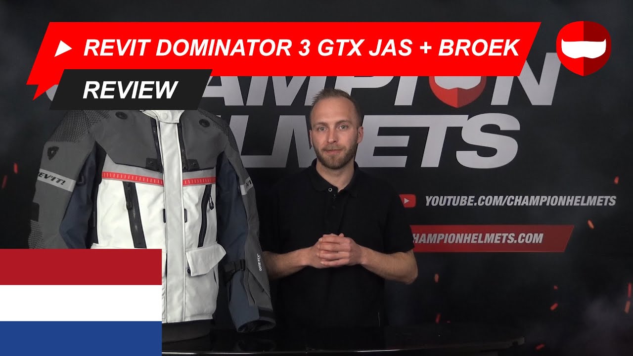 Revit Dominator 3 GTX Jas + Broek - Review - Champion Helmets - YouTube