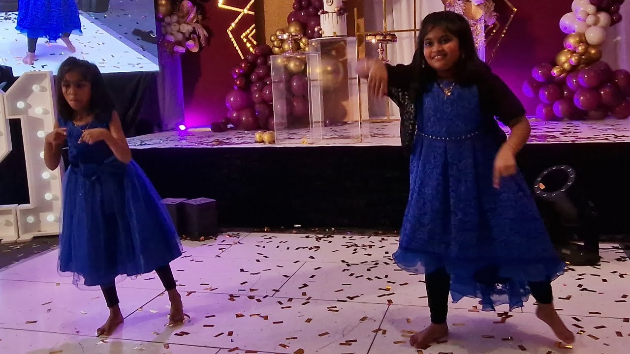 dance performance in a 21st birthday party - YouTube