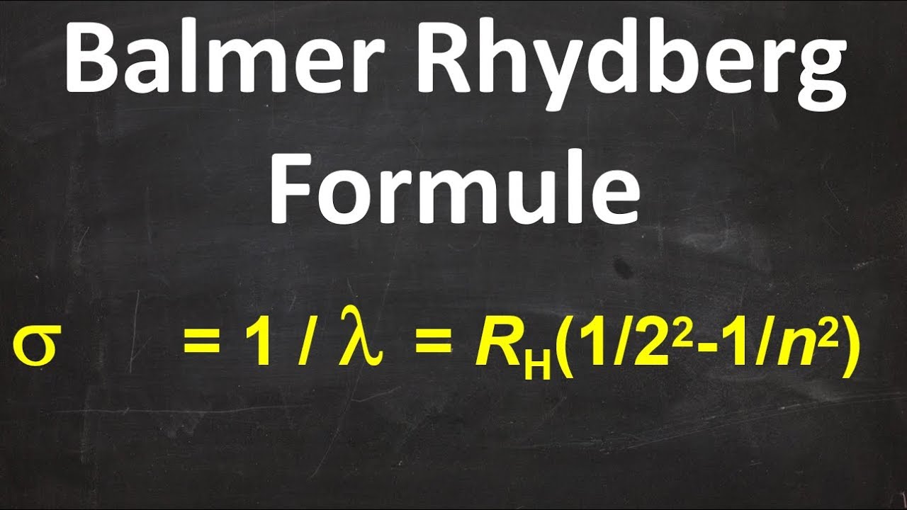 10. Chapitre 2 : Formule de Balmer-Rhydberg, et interprétation de l ...