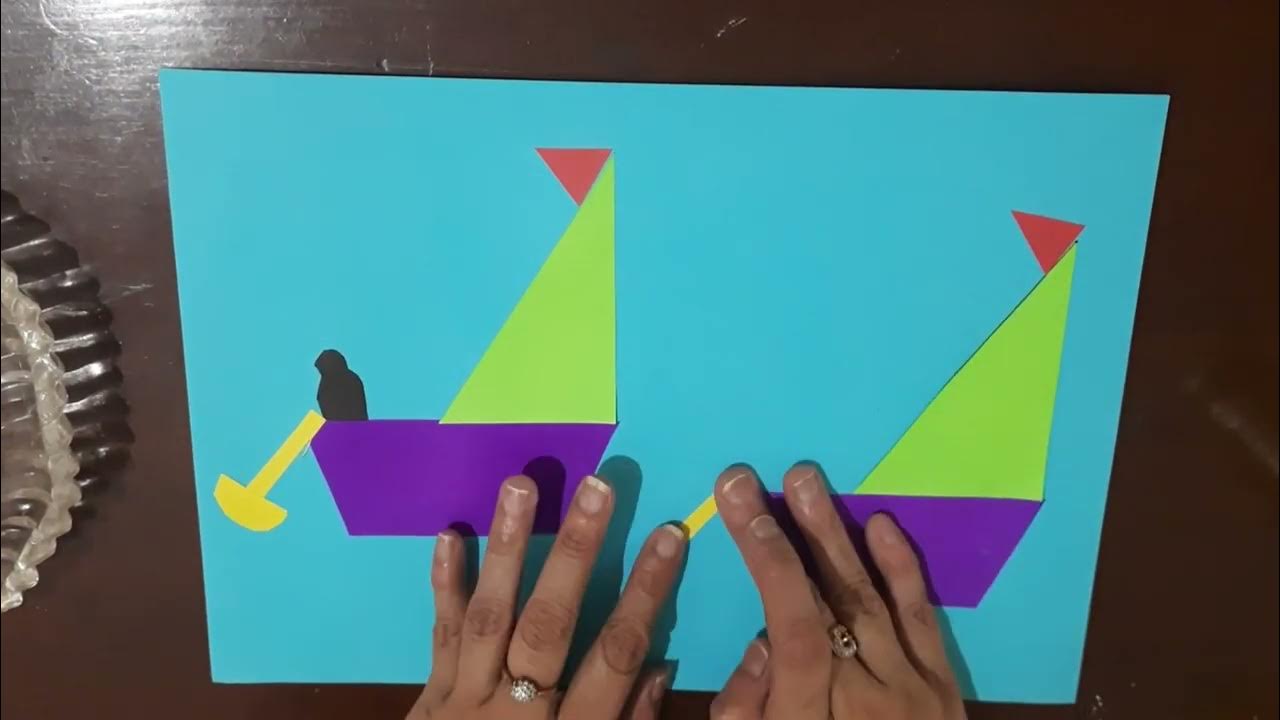 Making a Boat using Shapes: Very Quick and Easy Way to make Boats | Cut ...