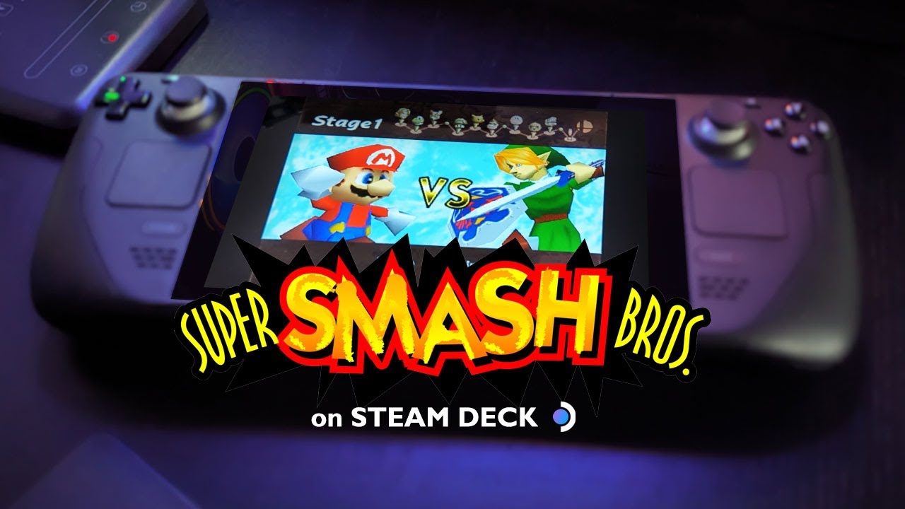Super Smash Bros. 1999 | Steam Deck Gameplay - YouTube