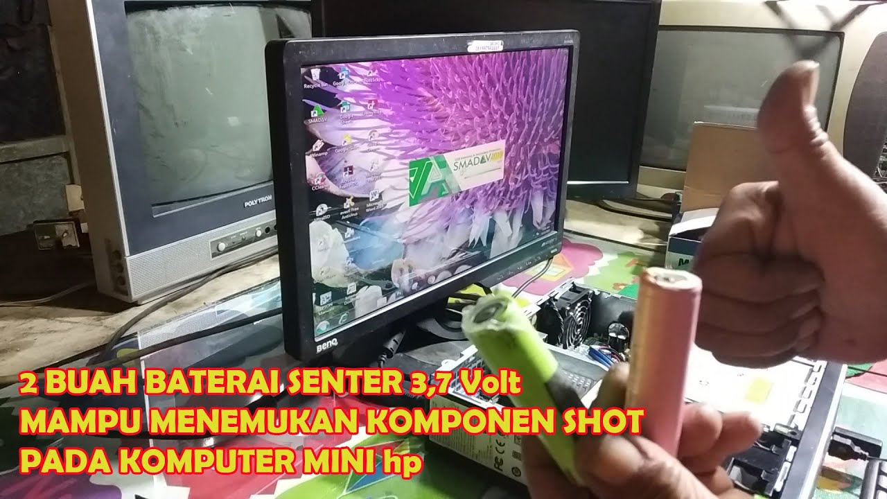 cara memperbaiki komputer mini hp blank - YouTube