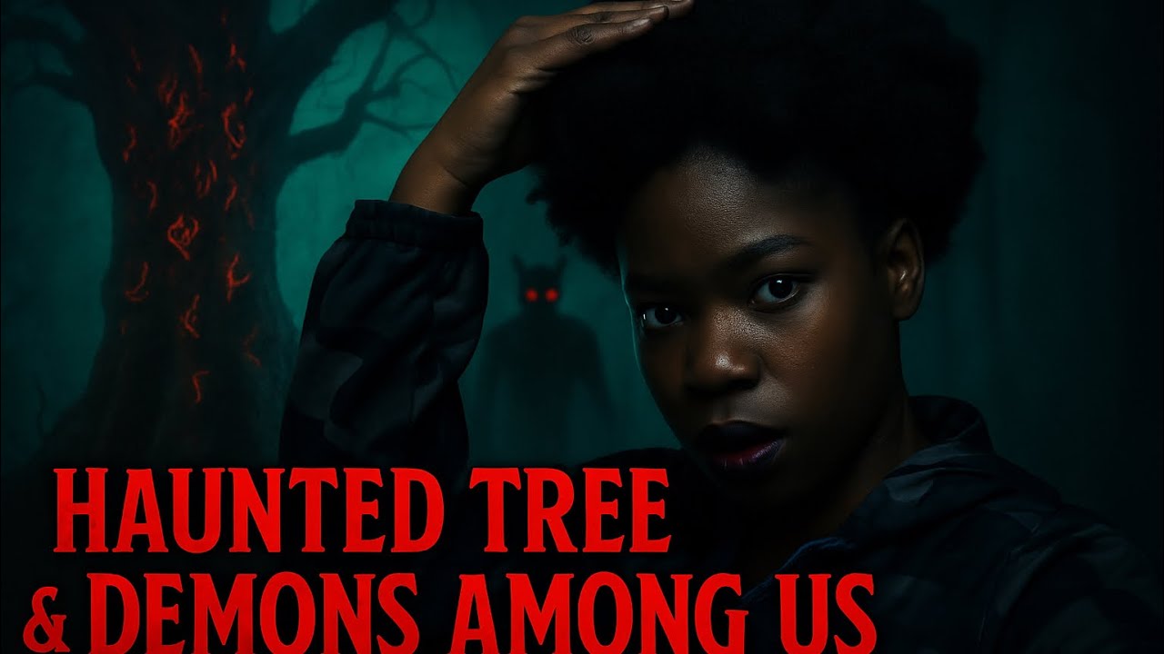 I MET A REAL DEMON 😱DONT GO NEAR THIS TREE AFTER DARK‼️😰 SPOOKY SCARY ...