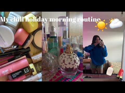 My chill holiday morning routine!! - YouTube