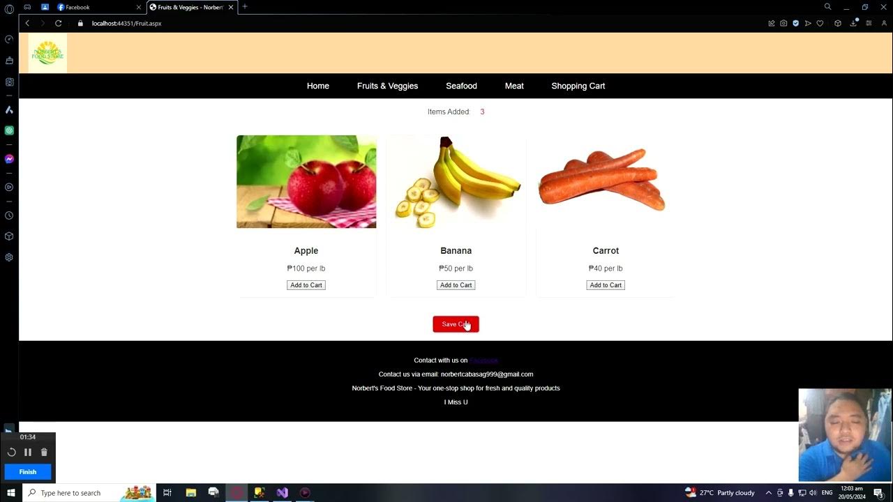 IPT Final Project E-commerce using ASP.NET Web App and SQL Server Management Studio - YouTube