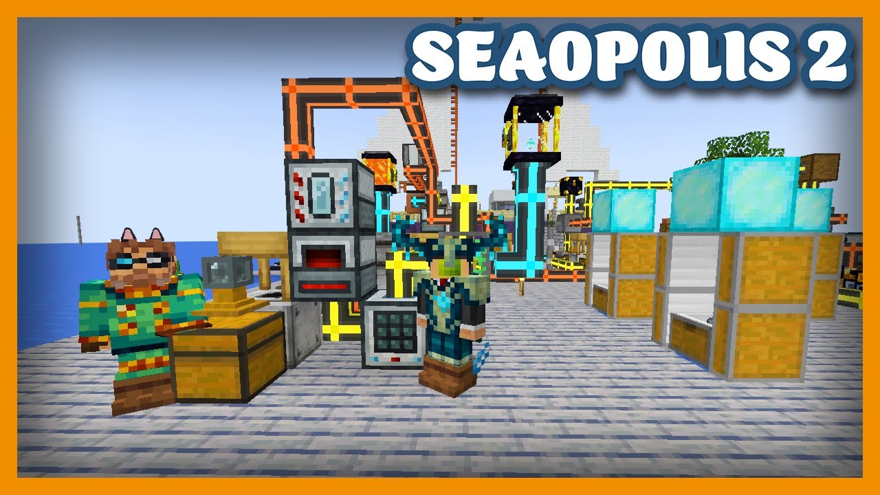 Seaopolis 2 | Netherrack & Rubber Automation ! w/@MischiefofMice| E16 ...