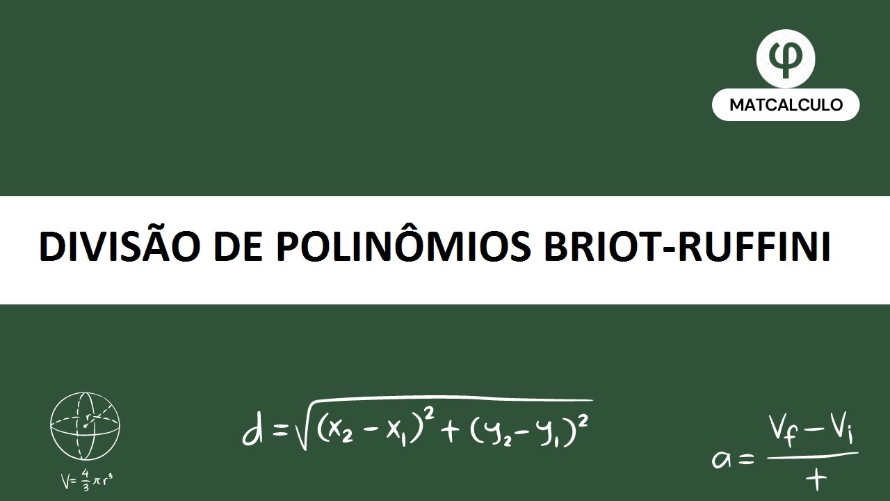 Divisão de Polinômio Briot-Ruffini - YouTube