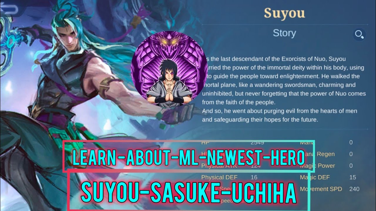 ML NEW HERO: SUYOU #mobilelegends #moba #newhero - YouTube