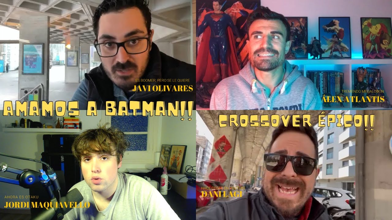 ¡CROSSOVER ÉPICO DE YOUTUBERS! 😱🦇 ¿Por qué BATMAN es el MEJOR? - YouTube