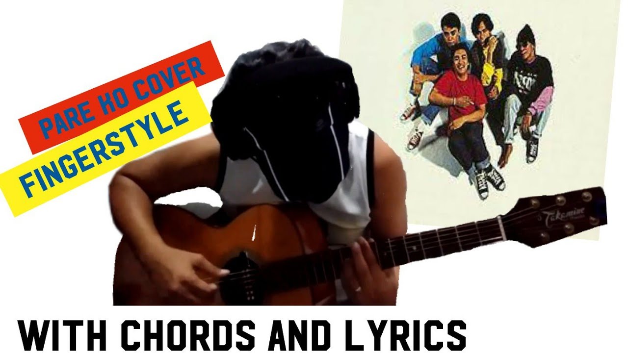 pare ko #fingerstyle with guitar chords and lyrics #takamine - YouTube
