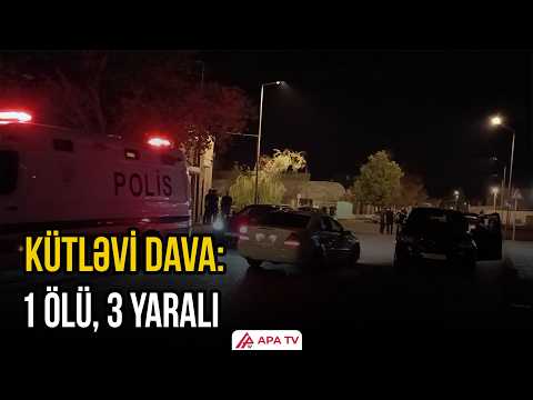 Gəncədə bıçaqlı insident baş verdi – Ölən var | APA TV