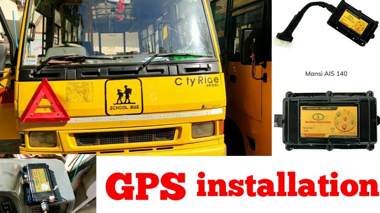 How to install GPS in bus and other four wheeler@mandalmotovlog - YouTube