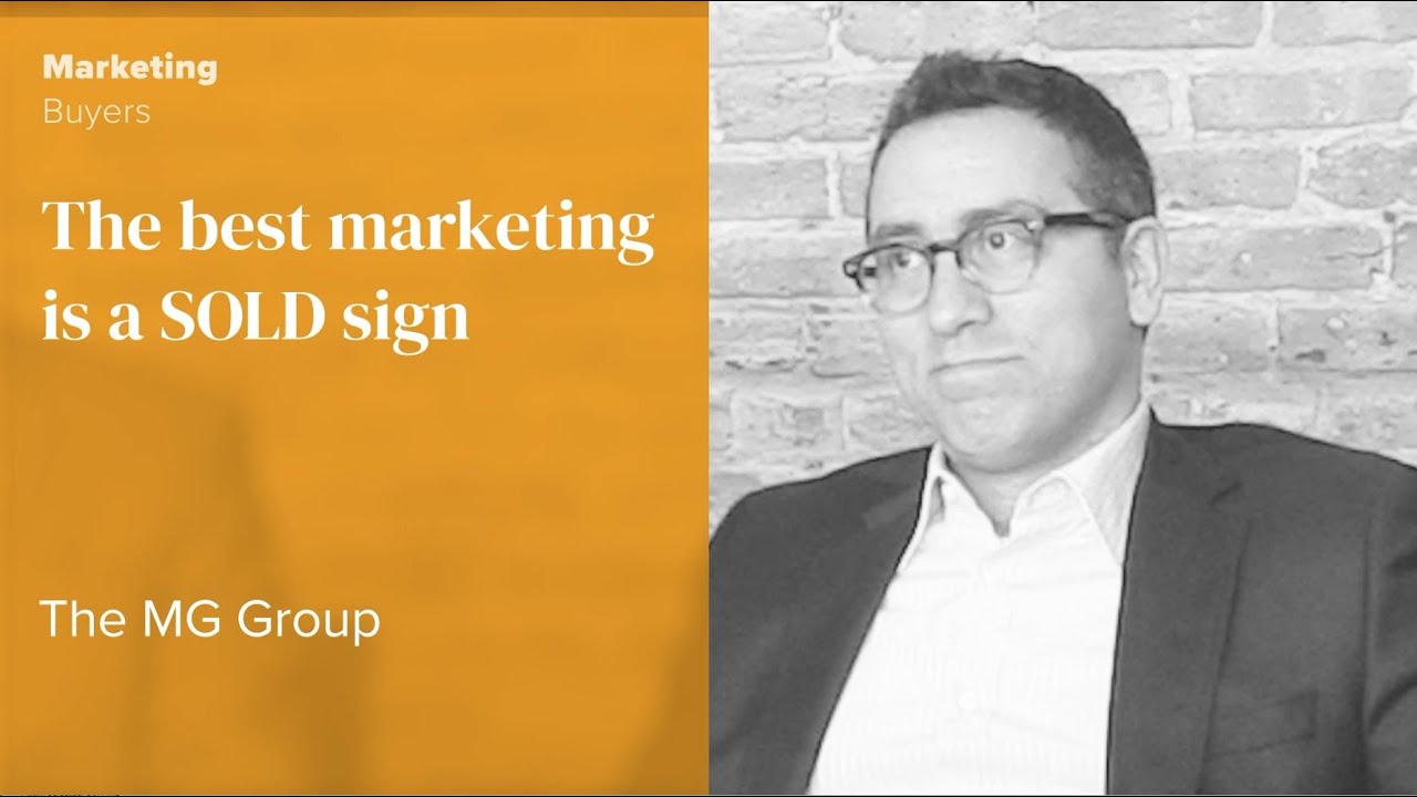 Agent Advantage: The MG Group | The Best Marketing is a SOLD Sign - YouTube