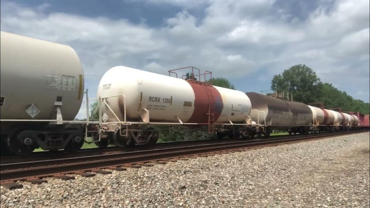 Long CSX M401 SB Manifest Train with mid Train DPU Alright - YouTube