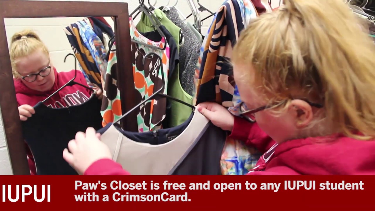 HOW TO IUPUI | Visiting Paw's Closet - YouTube