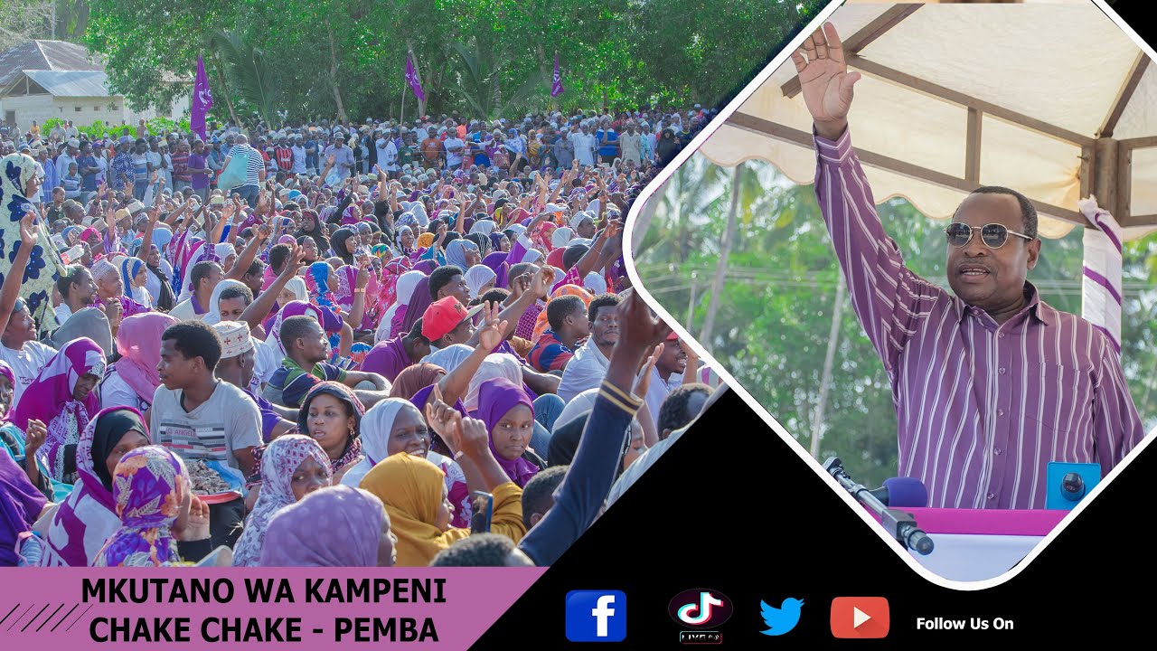 LIVE🔴: MKUTANO WA KAMPENI JIMBO LA CHAKE CHAKE - PEMBA 05-10-2025 - YouTube