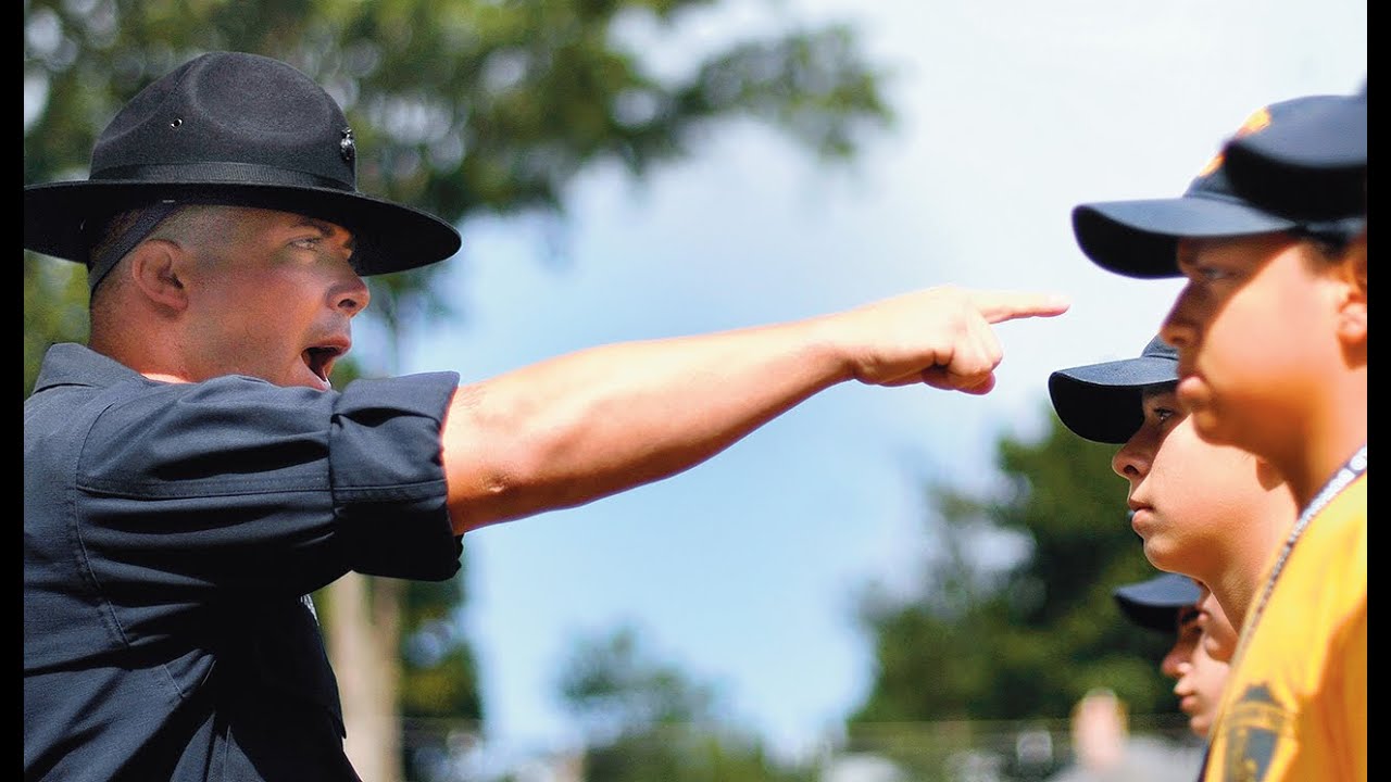 Police Drill Instructors Beat Kids Bloody - YouTube